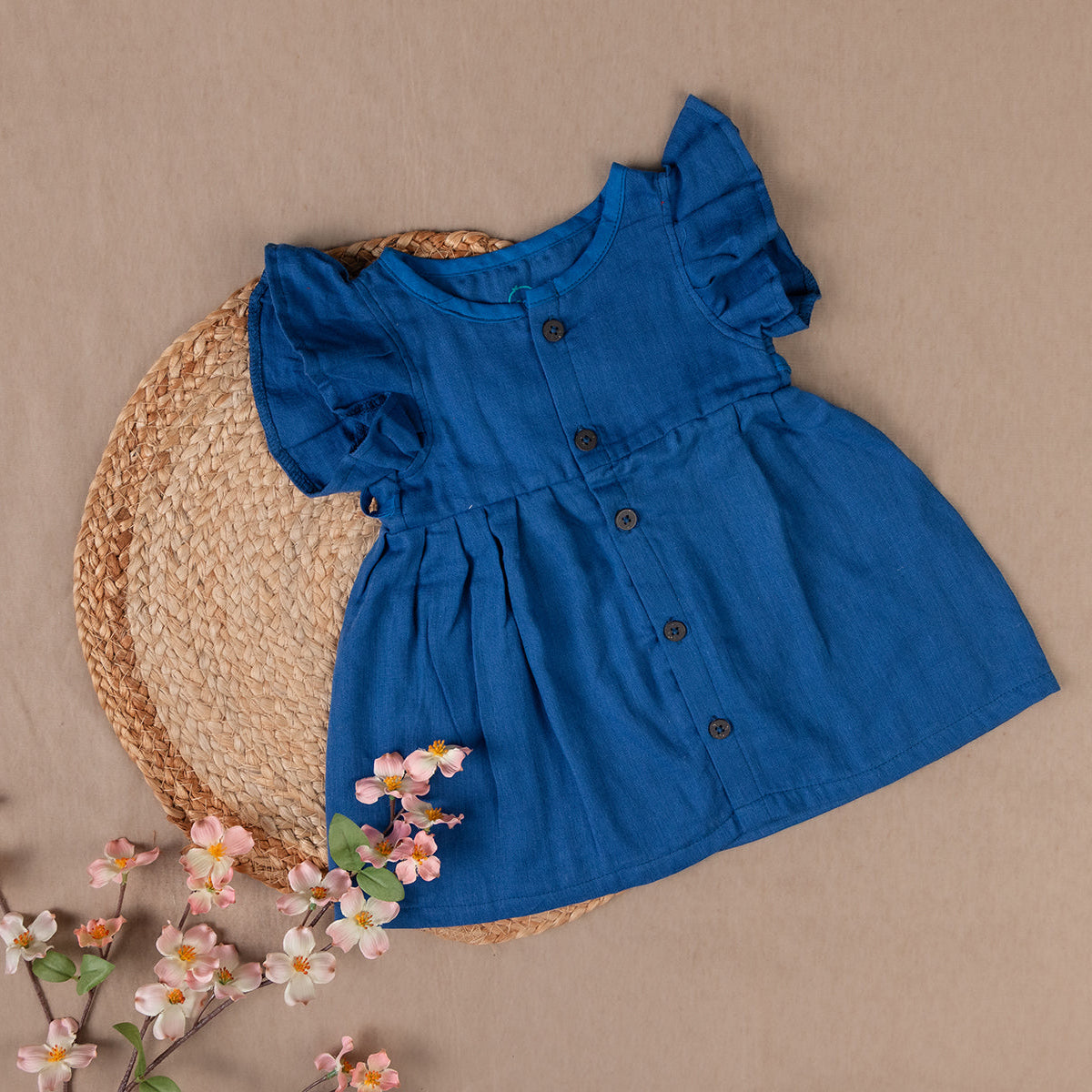 Royal Blue Frock – Cozy Cub Kids